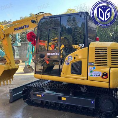 China Used Komatsu PC70-8 Excavator 6360mm Digging Radius 4100mm Depth Secondhand for sale
