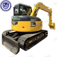 China Used Komatsu PC78US Hydraulic Excavator - 7.8 Ton Operating Weight with 0.28m³ Bucket Capacity for sale