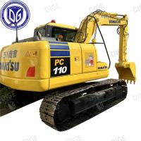 China Used Komatsu PC110 Hydraulic Excavator - 11 Ton Operating Weight, 0.53m³ Bucket Capacity with Dynamic Load Management for sale
