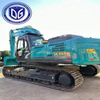 China Kobelco SK350 Used 35Ton Large Crawler Excavator 2020 1575 Hours Hino Engine for sale