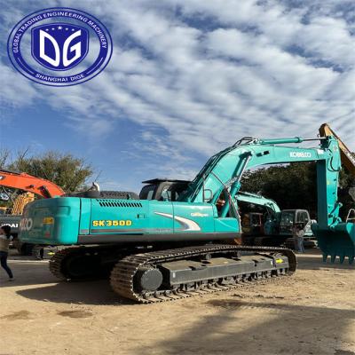 China Kobelco SK350D 35-Ton Excavator with 240 HP Engine and 7.5m Digging Depth for Heavy Construction for sale