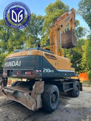 China Hyundai R210W-9 21 Ton Wheeled Excavator with 1.2m³ Bucket Capacity - Used 2020 Model for sale