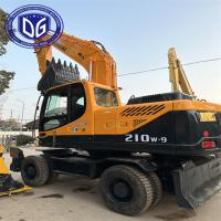 China Used Hyundai R210W-9 Wheel Excavator 21 Ton 2021 Cummins Engine Low Hours for sale
