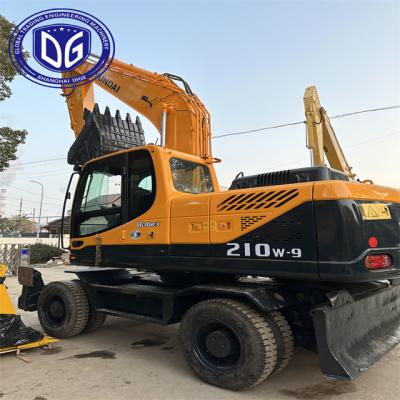 China Used Hyundai R210W-9 Wheel Excavator 21 Ton 2021 Cummins Engine Low Hours for sale