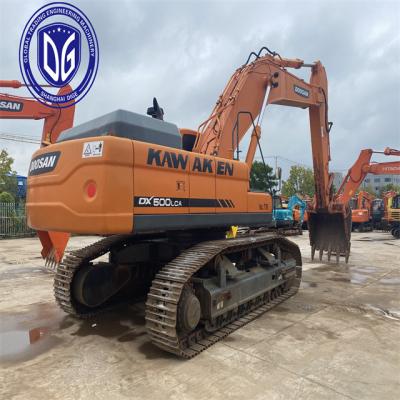 China Used Doosan DX500 50 Ton Excavator 2020 2m3 Bucket High Performance for sale