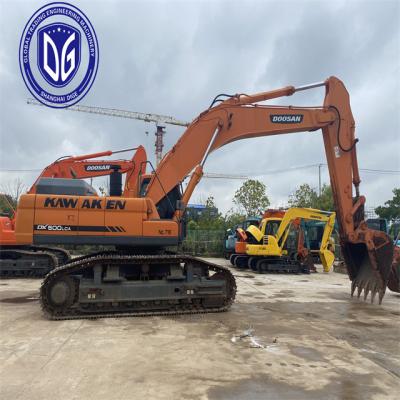 China DOOSAN DX500LC-9 Used Hydraulic Crawler Excavator 50,000 lbs Operating Weight 2.1 Cubic Yard Bucket for sale