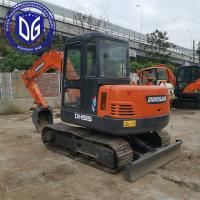 China Used Doosan DH55 5.5 Ton Mini Excavator 2019 1665 Hours Isuzu Engine for sale