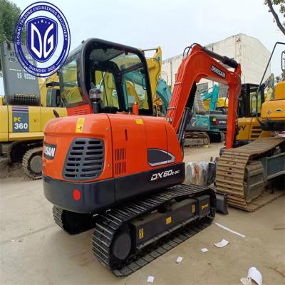 China Doosan Mini Excavator Used Doosan DX60 6Ton Small Excavator With Heavy Load And Solid Machine for sale