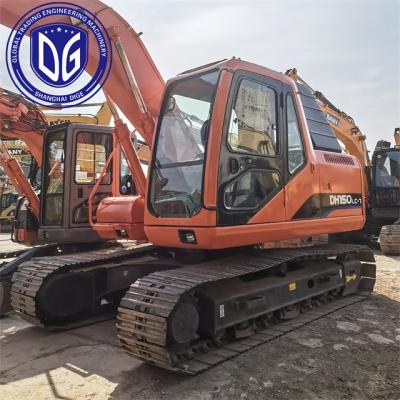 China Used Doosan DH150 15 Ton Excavator 2020 Model Hydraulic Digger for Construction for sale