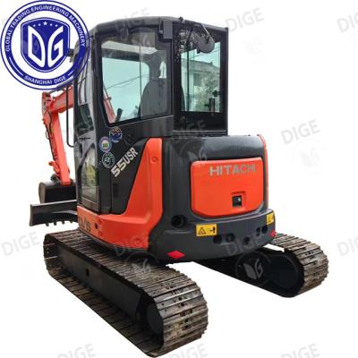 China Hitachi ZX55 5.5 Ton Used Excavator | 0.13m³ Bucket Capacity | 2020 Model Japan Origin for sale