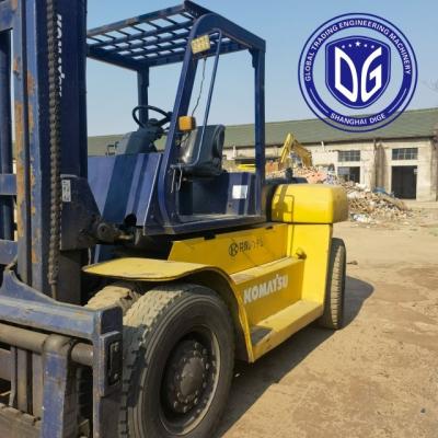 China 2020 Komatsu 10-Ton Used Forklift | Japan Origin | 1,766 Working Hours | S4D95LE-3 Engine for sale