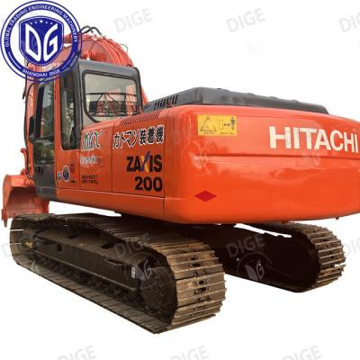China ZX200-6 Used Hitachi Excavator With Ground Breaking Performance for sale
