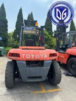 China Toyota 8FDA80 Used Forklift - 8 Ton Capacity, 8000 kg Load, 2020 Model Diesel Engine for sale