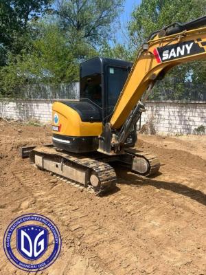 China Sany SY55U 5.5Ton Mini Used Excavator Quick start Engine System for sale