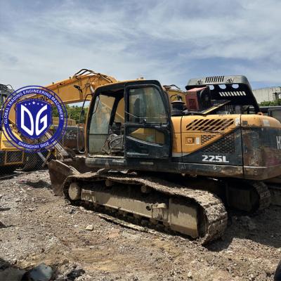 China Hyundai R225LC-9T 22.5Ton Used Hydraulic Excavator 2018 2053 Hours Cummins Engine for sale