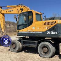 China Used Hyundai Wheel Excavator 210W-9 21 Ton 2021 1195 Hours Cummins Engine Good Condition for sale