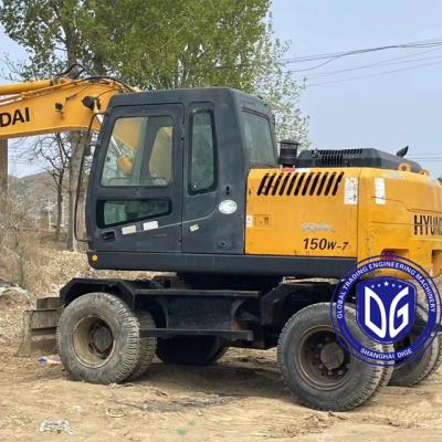 China Used Hyundai 150W Wheel Excavator 15 Ton 2022 945 Hours In Stock for Sale for sale
