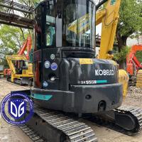 China Used Kobelco SK55SR 5.5 Ton Crawler Excavator 2022 630 Hours Hino J05E Engine for sale