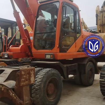 China Used Doosan DH210 21 Ton Wheel Excavator 2019 2327 Hours DB58TIS Engine for sale