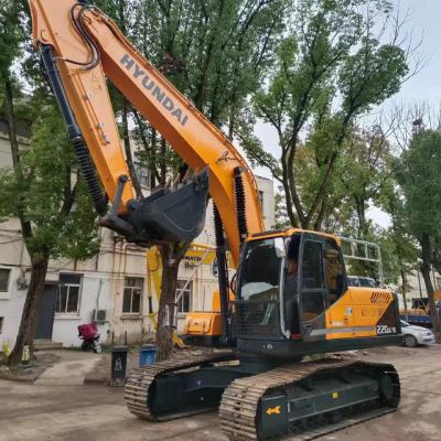 China Hyundai 220 Used Hydraulic Crawler Excavator 22 Ton Cummins B5.9 Engine 2022 for sale
