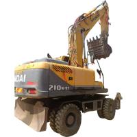 China Hyundai 210W-9 Used Wheel Excavator with 1.34m³ Bucket Capacity and 20,560kg Operating Weight for Construction Projects for sale