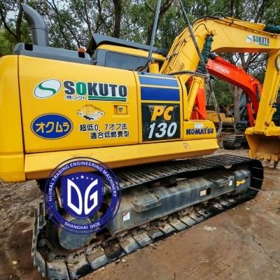China Used Komatsu PC130 Hydraulic Excavator 13 Ton 0.5m³ Bucket Crawler Excavator for sale