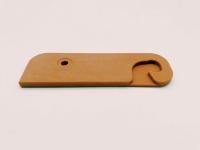 China PA6+GF40 EDM Flat Plastic Brackets , 100000shots/2yrs Injection Molded Plastic Components Moulding And Mold Making for sale