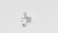 China Oxygenerator Accessory Plastic Pipe Plug ABS Plastic Injection Molding And Mold Making for sale