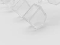 China SGS OEM PMMA Injection Molding Transparent EDM Table Feet Protectors for sale