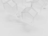 China SGS OEM PMMA Injection Molding Transparent EDM Table Feet Protectors for sale