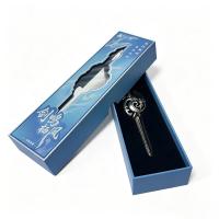 China Paperboard Cosmetic Packaging Boxes Custom With Long Clear Window for sale