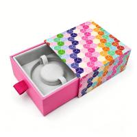 China Foil Stamping Custom Colorful Drawer Jewelry Box with Insert for sale