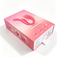 China Pink Window Custom Drawer Boxes Gift Packaging with Card Insert for sale