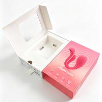 China Pink Window Custom Drawer Boxes Gift Packaging with Card Insert for sale