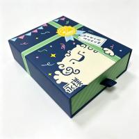 China Rigid Slide Out Drawer Gift Box With Velvet Insert Custom Printed for sale