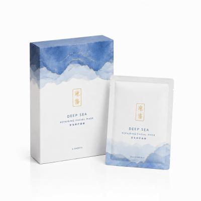 China Oriental Printed Matte White Card Paper Folding Carton Box Facial Mask for sale