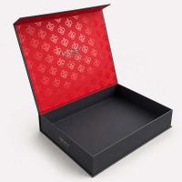China Black Rigid Magnetic Gift Boxes with Gold Foil UV Finish Luxury Cosmetic Jewelry Packaging for sale
