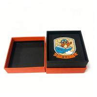 China Cultural Lid And Base Gift Boxes Black Foil Stamping Art Paper Surface Souvenir Collectible Packaging for sale