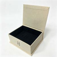 China Fabric Wrapped Magnetic Custom Gift Boxes with Hot Stamping Logo Jewelry Cosmetic Packaging for sale