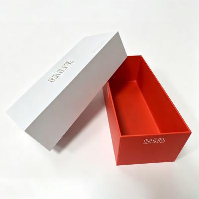 China Long Rigid Custom Gift Boxes with Gold Foil Logo Elegant Design Luxury Product Packaging for sale