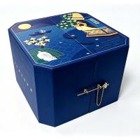 China Gatefold Octagonal Gift Boxes with Multi Layer Drawers Double Door Opening for sale