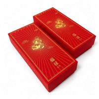 China Lid Base Custom Gift Boxes with Gold Foil Stamping Pearl Cotton Insert Jewelry Packaging for sale