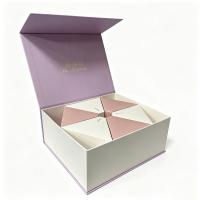 China Magnetic Flip Top Gift Boxes with Embossed Logo Pantone Spot Color Printing Cosmetic Packaging for sale