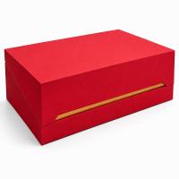 China Soft Touch Flip Top Luxury Gift Boxes with EVA Insert Jewelry Cosmetic Packaging for sale