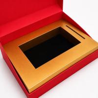 China Soft Touch Flip Top Luxury Gift Boxes with EVA Insert Jewelry Cosmetic Packaging for sale