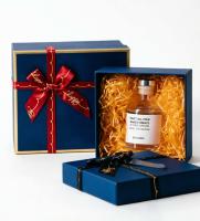 China Specialty Paper Lid And Base Gift Box Customized With Ribbon Decoration for sale