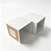 China Textured Paper Square Lid And Base Rigid Gift Box Customized for sale