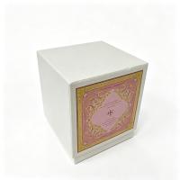 China Textured Paper Square Lid And Base Rigid Gift Box Customized for sale