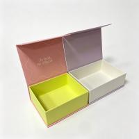 China Magnetic Flip Top Gift Boxes with Specialty Paper Texture Luxury Cosmetic Jewelry Packaging for sale
