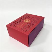 China Flip Top Rigid Gift Box Custom Die Cut Sleeve with Gold Foil / PE Foam Insert for sale